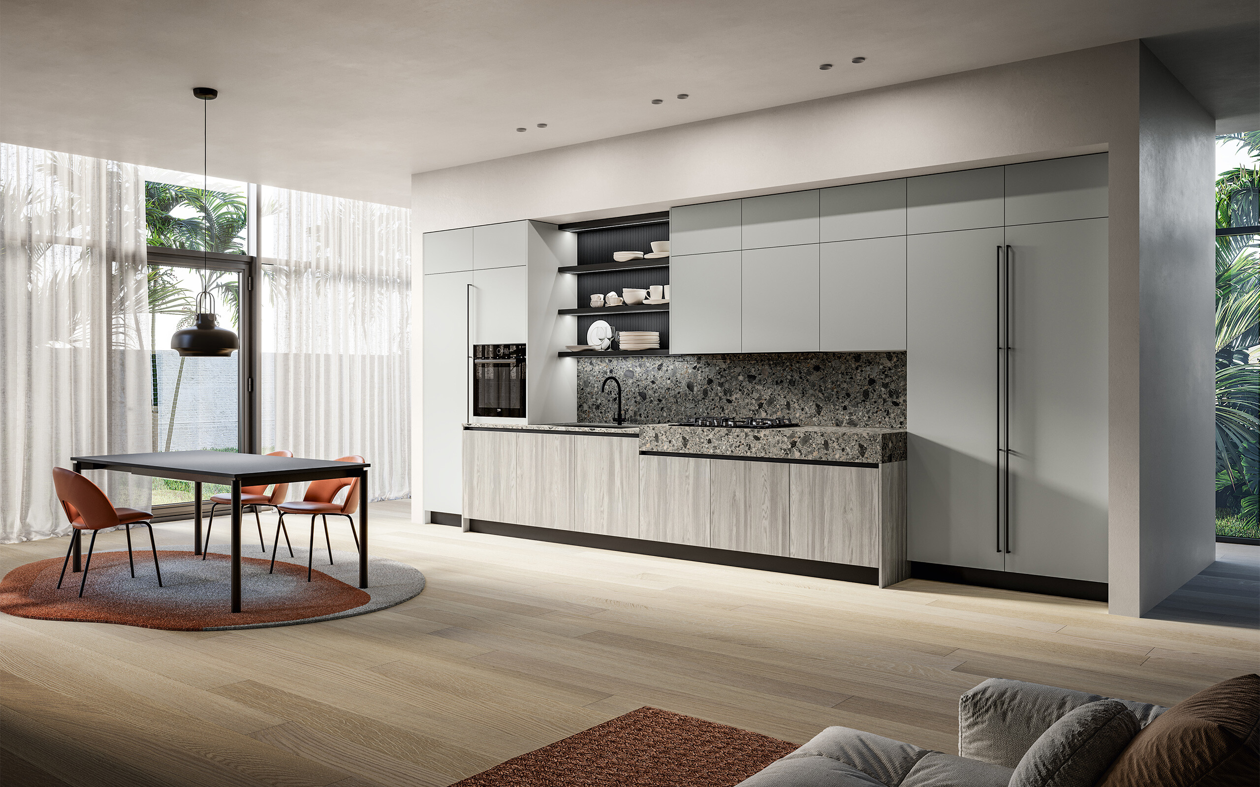 Modern, young and functional kitchen - Cloe - Arredo3