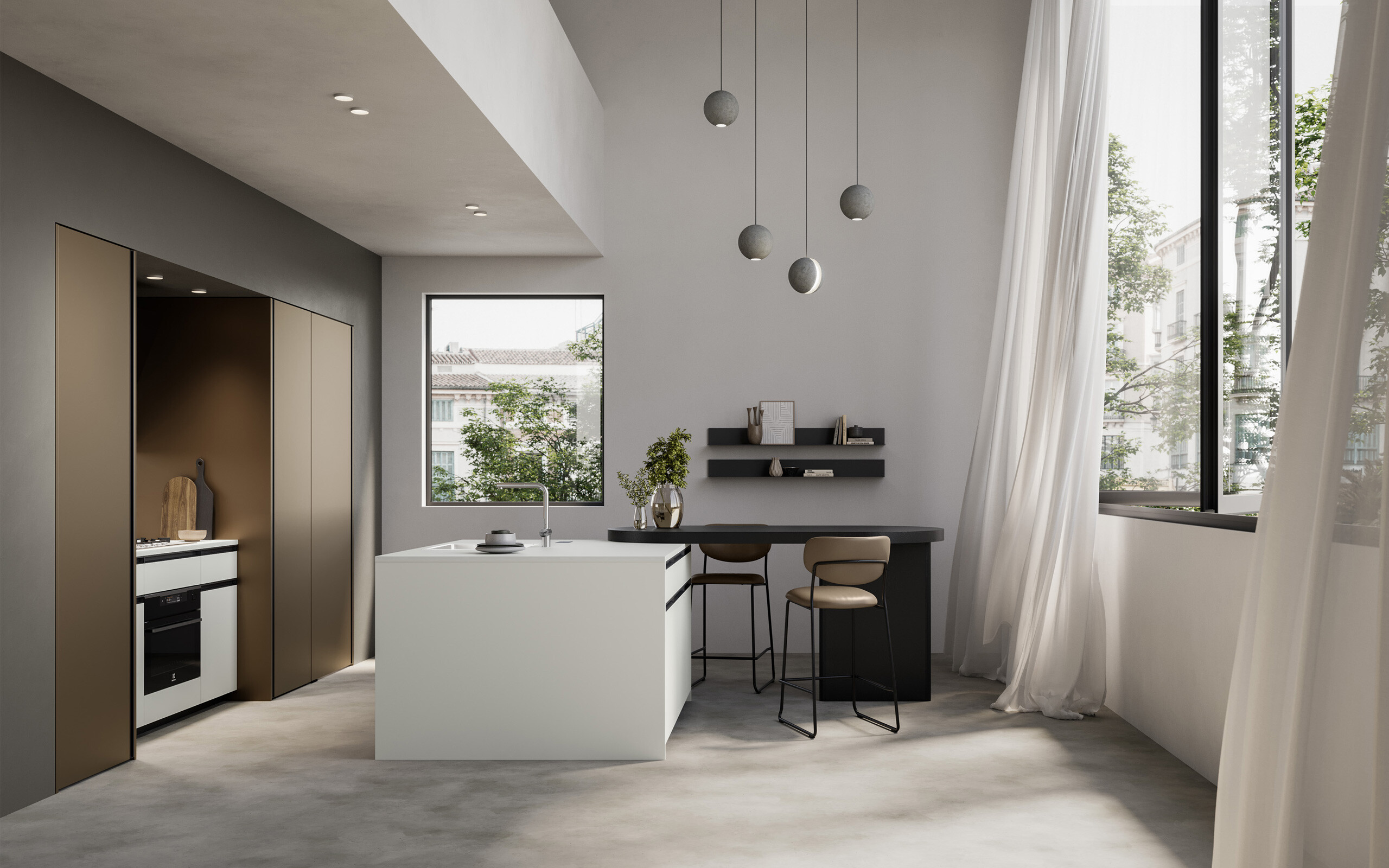 Eco-sustainable kitchens with eco-friendly recycled materials - Arredo3