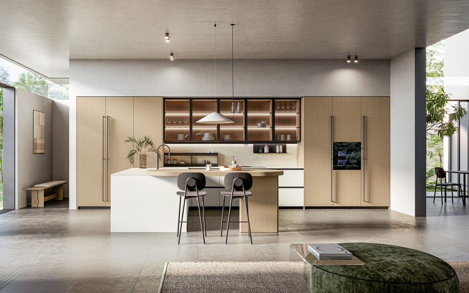 Fusion System: design your Arredo3 kitchen in complete freedom